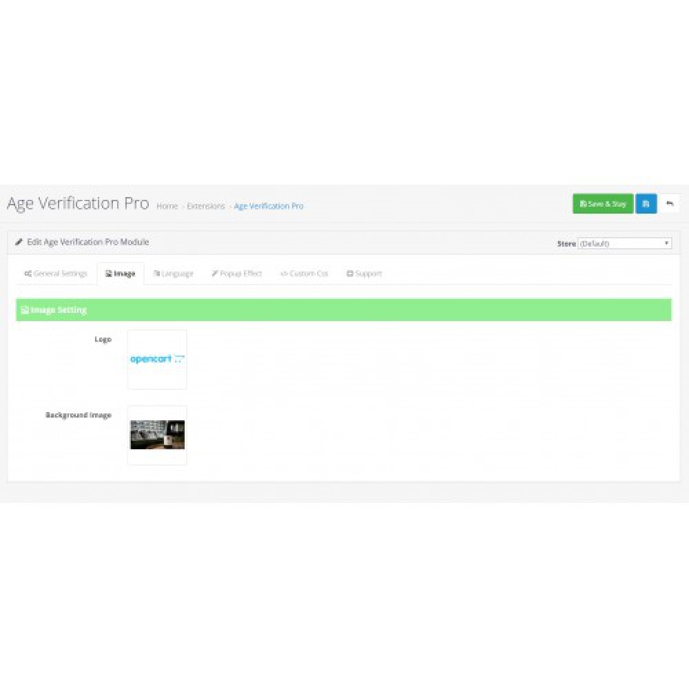 Age Verification Pro- Opencart Modules, Opencart Addons