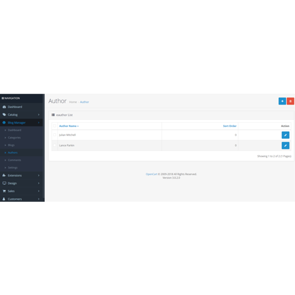 OpenCart Blog Manager- SEO friendly Blog Manager