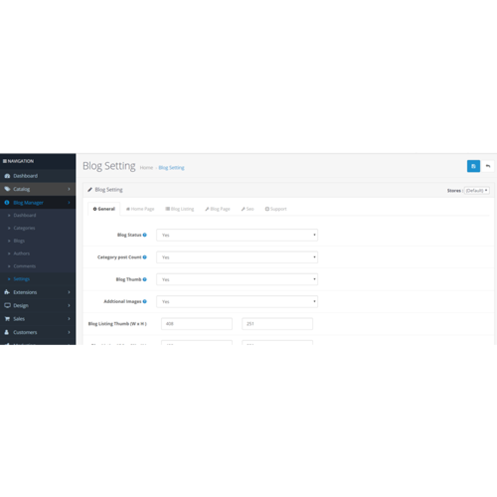 OpenCart Blog Manager- SEO friendly Blog Manager