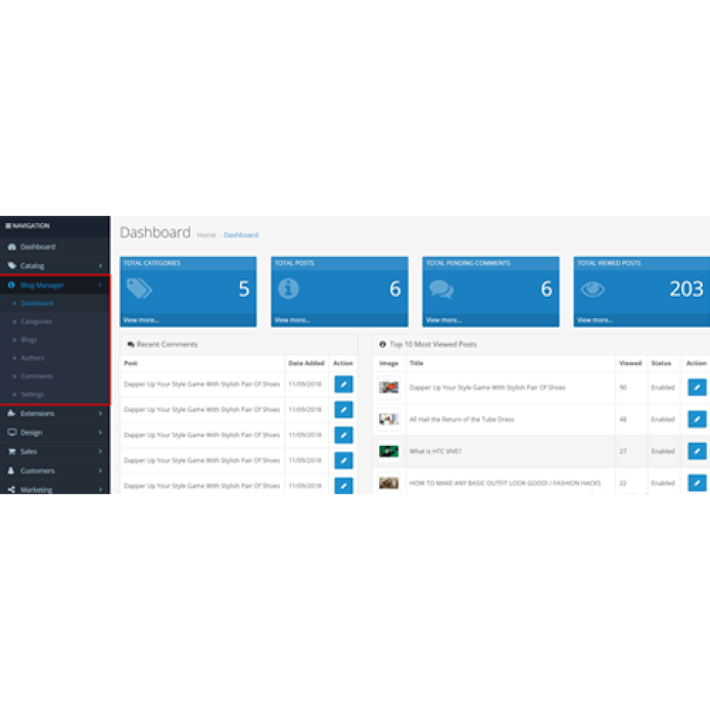 OpenCart Blog Manager- SEO friendly Blog Manager