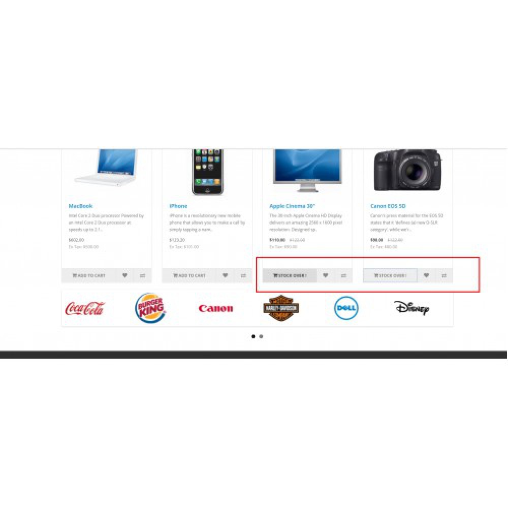 OpenCart Disable add to cart when product out of stock OpenCart Disable add to cart when product out of stock