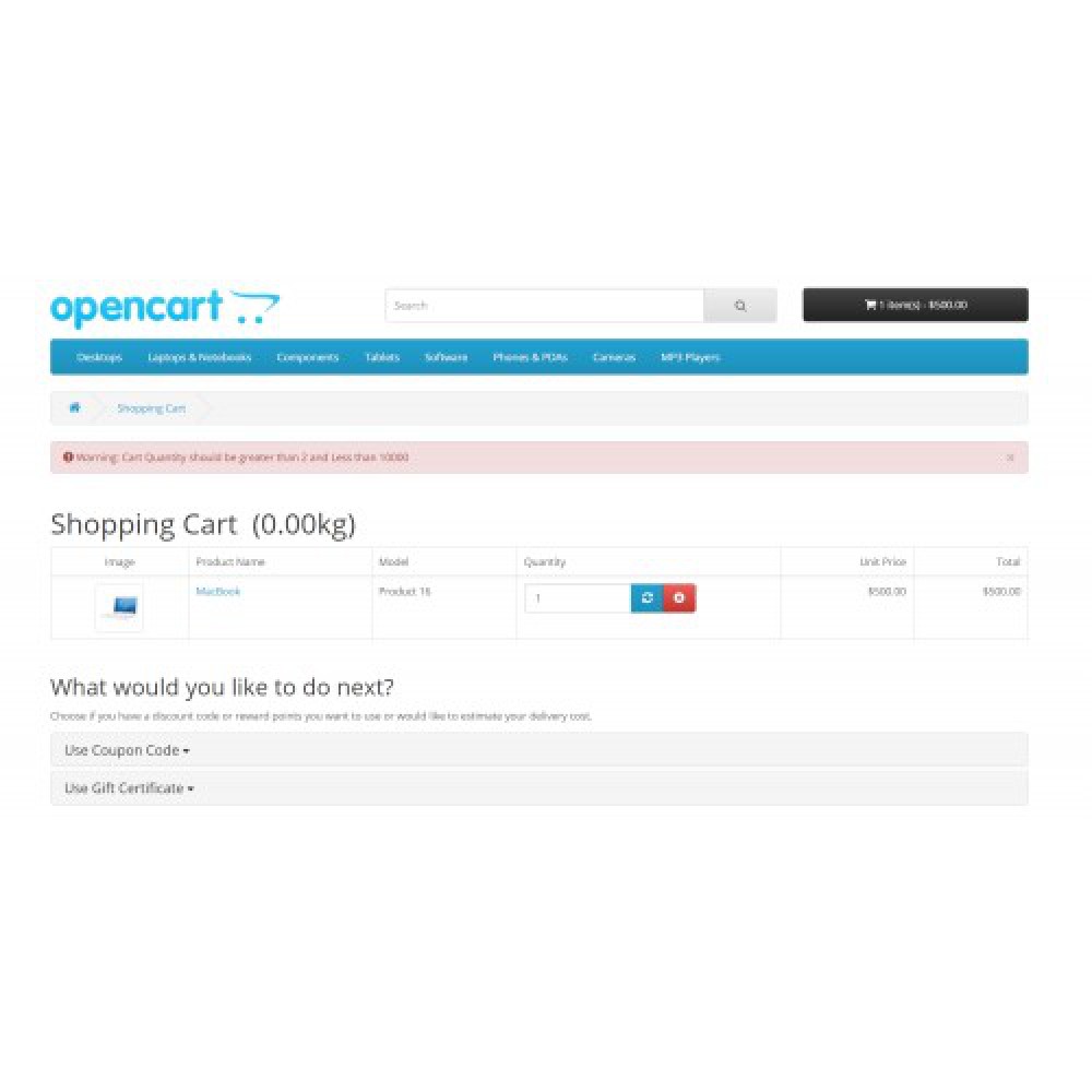 Minimum / Maximum Order Validation - Mini/ Max Order Module