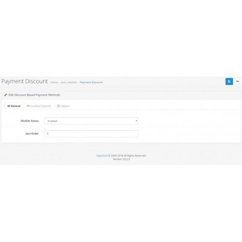 Payment Discount - Opencart extensions -OC Plugins