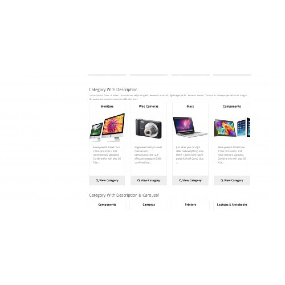 Shop By Category Module - Featured Category Wall Plugin